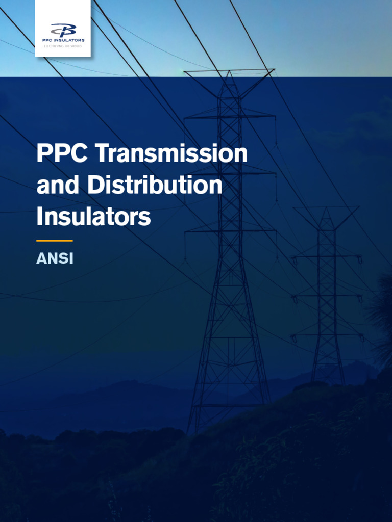 Brosur Ansi Ppc Insulators (Disc & Pin Insulator) | PDF | Insulator (Electricity) | Screw