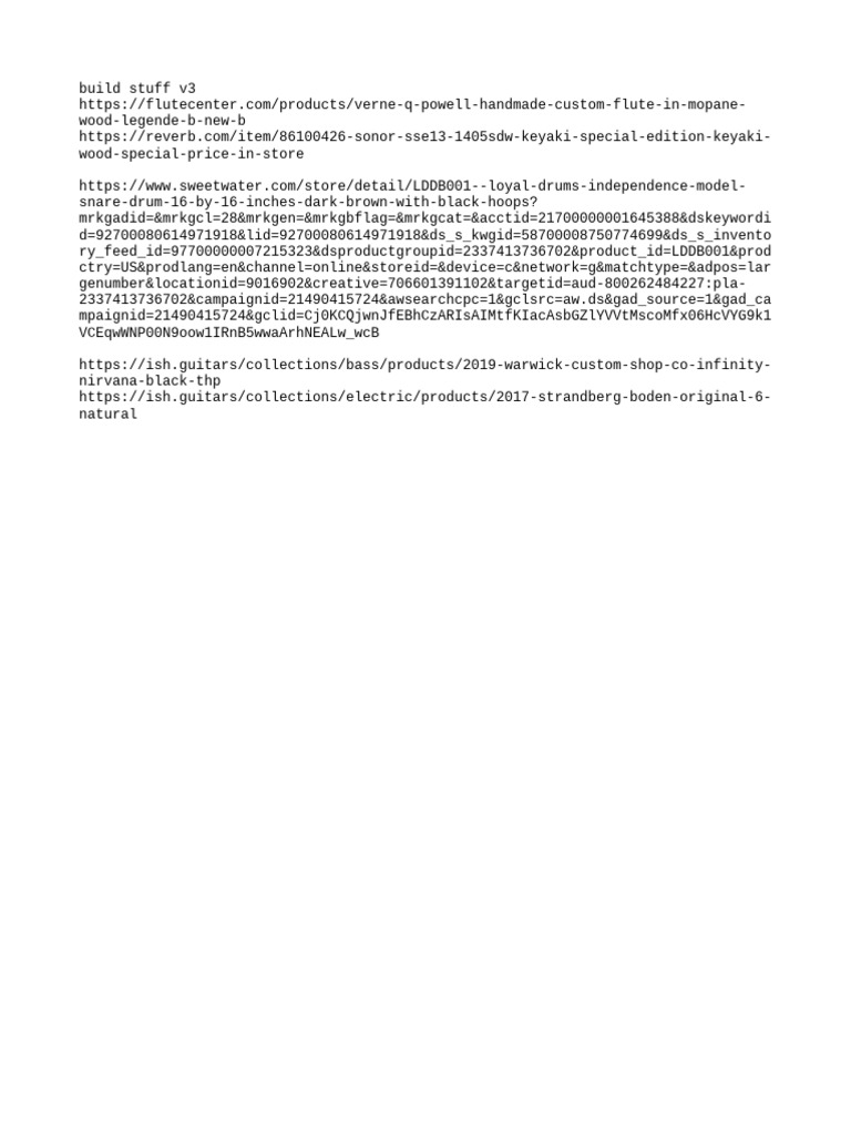 Build Stuff v3 | PDF