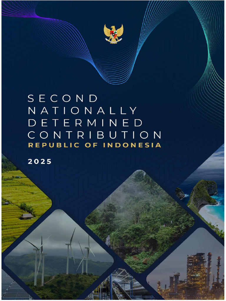 Indonesia's Second NDC Overview 2023 | PDF | Climate Change Mitigation ...