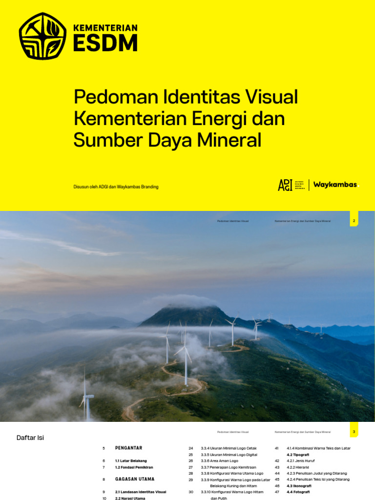 Pedoman Identitas Visual Kementerian ESDM | PDF