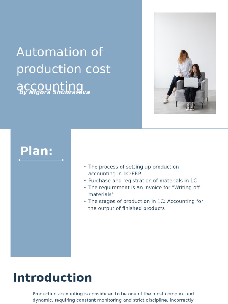 Automation of Production Accounting | PDF | Warehouse | Computing