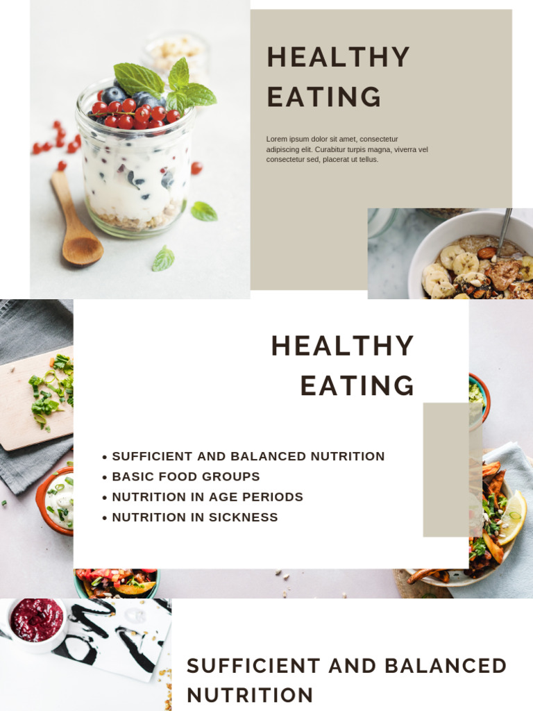 Beige Modern Healthy Eating - Presentation - 20251030 - 115453 - 0000 | PDF
