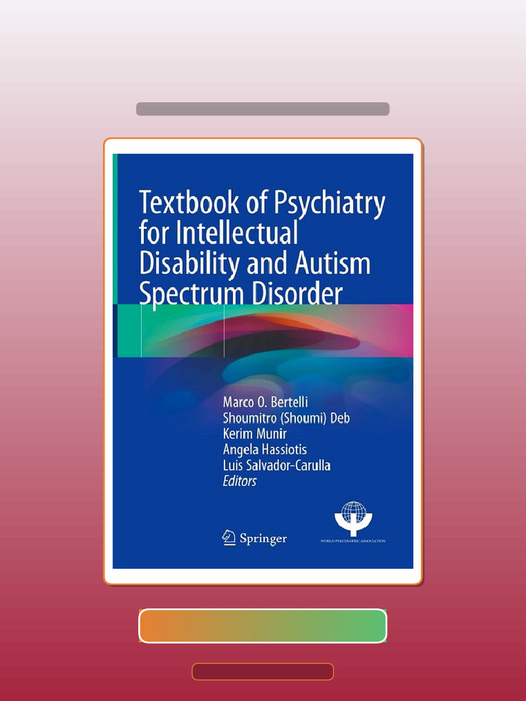 Ultimate Bundle Textbook of Psychiatry For Intellectual Disability and ...
