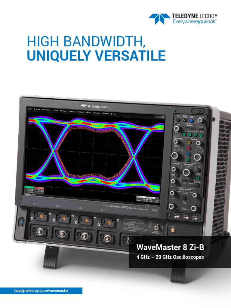 WaveMaster 8 Zi-B Oscilloscope Overview | PDF | Usb | Computer Engineering