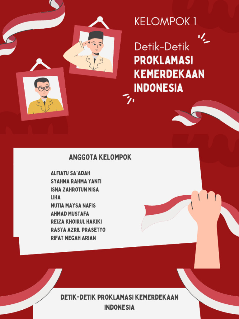Detik-Detik Proklamasi Kemerdekaan RI | PDF