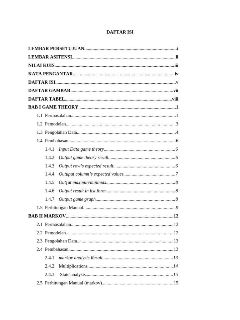DAFTAR ISI | PDF