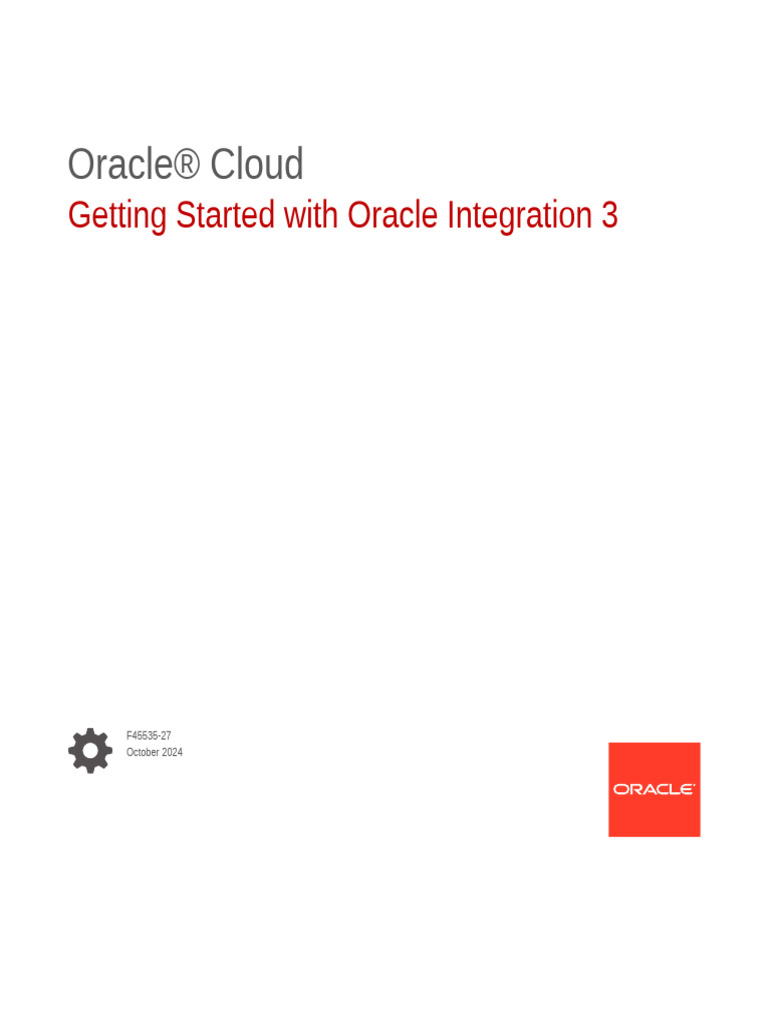 Getting Started Oracle Integration 3 | PDF | Cloud Computing | Mobile App