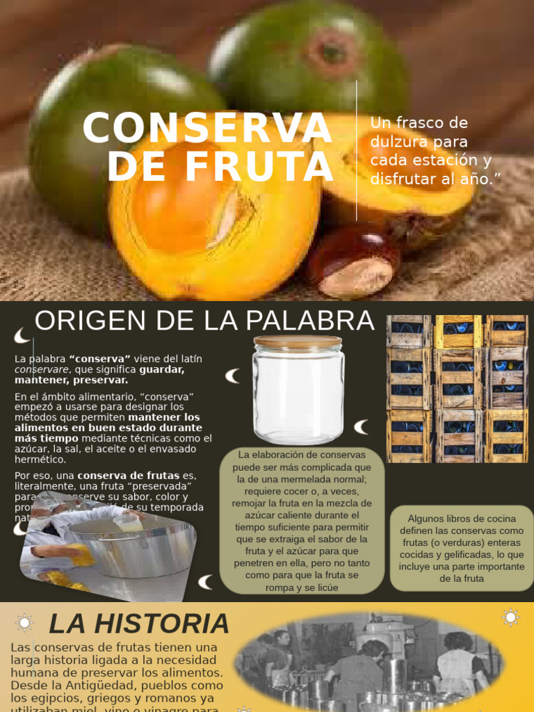 Conserva de Frutas | PDF | Conservas de frutas | Alimentos