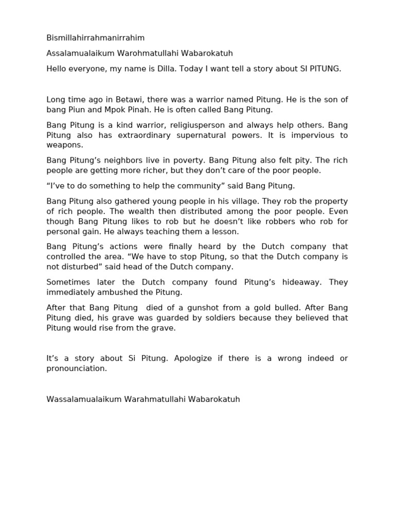 Bang Pitung | PDF