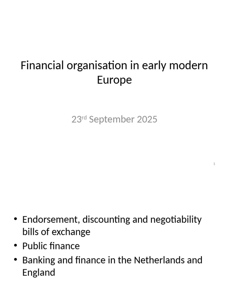 Early Modern European Finance Insights | PDF | Dutch Guilder | Trade
