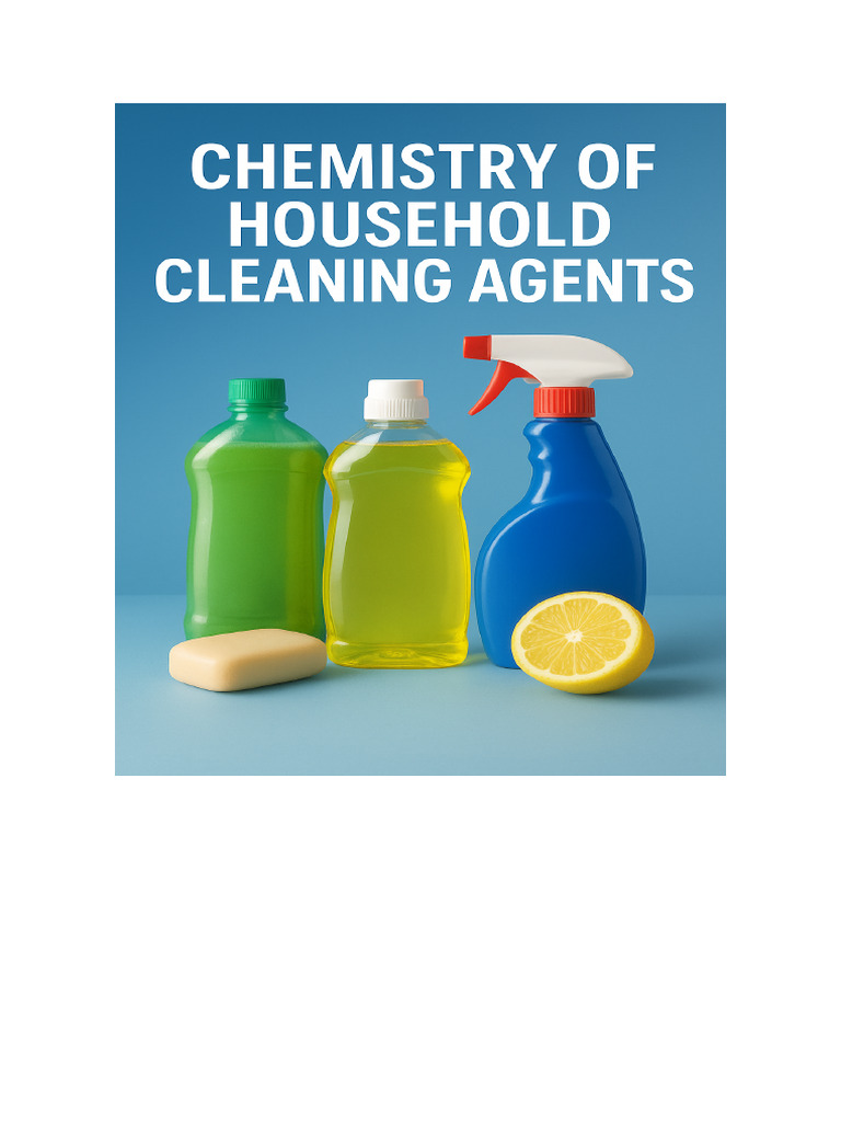 Chemistry of Household Cleaning Agents Final HQ | PDF