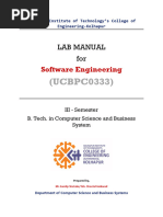 Software Engineering Lab Manual R16 | PDF | Class (Computer Programming ...