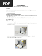 AHU Cleaning Standard Operating Procedure | PDF | Mechanical Engineering