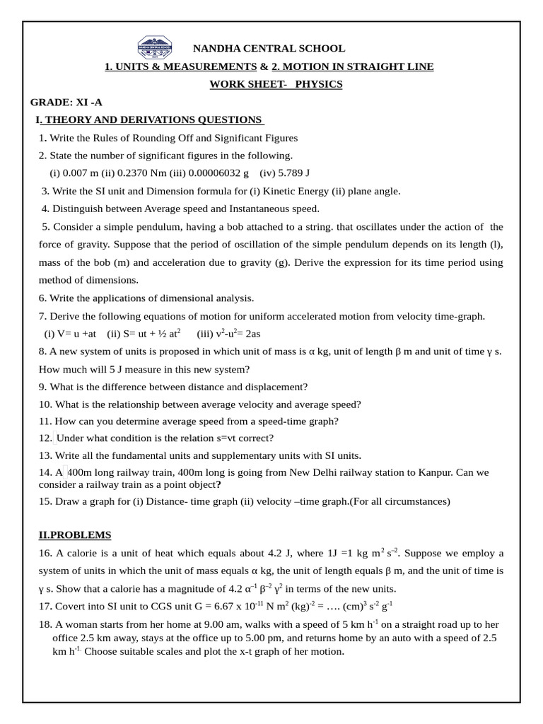 Xi Cha1,2 | PDF | Velocity | Acceleration