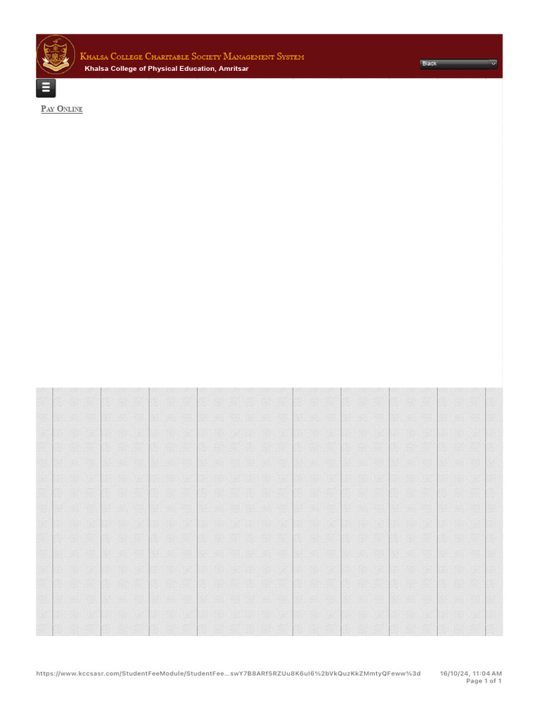 Student Fee Slip | PDF