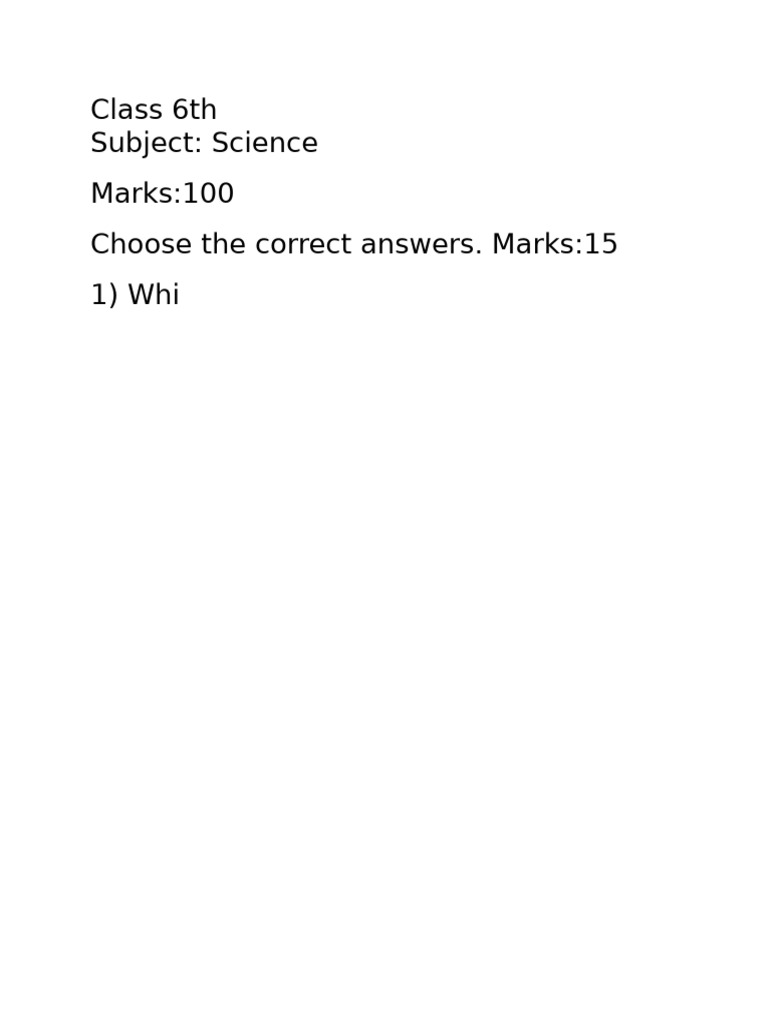 sci 6 | PDF