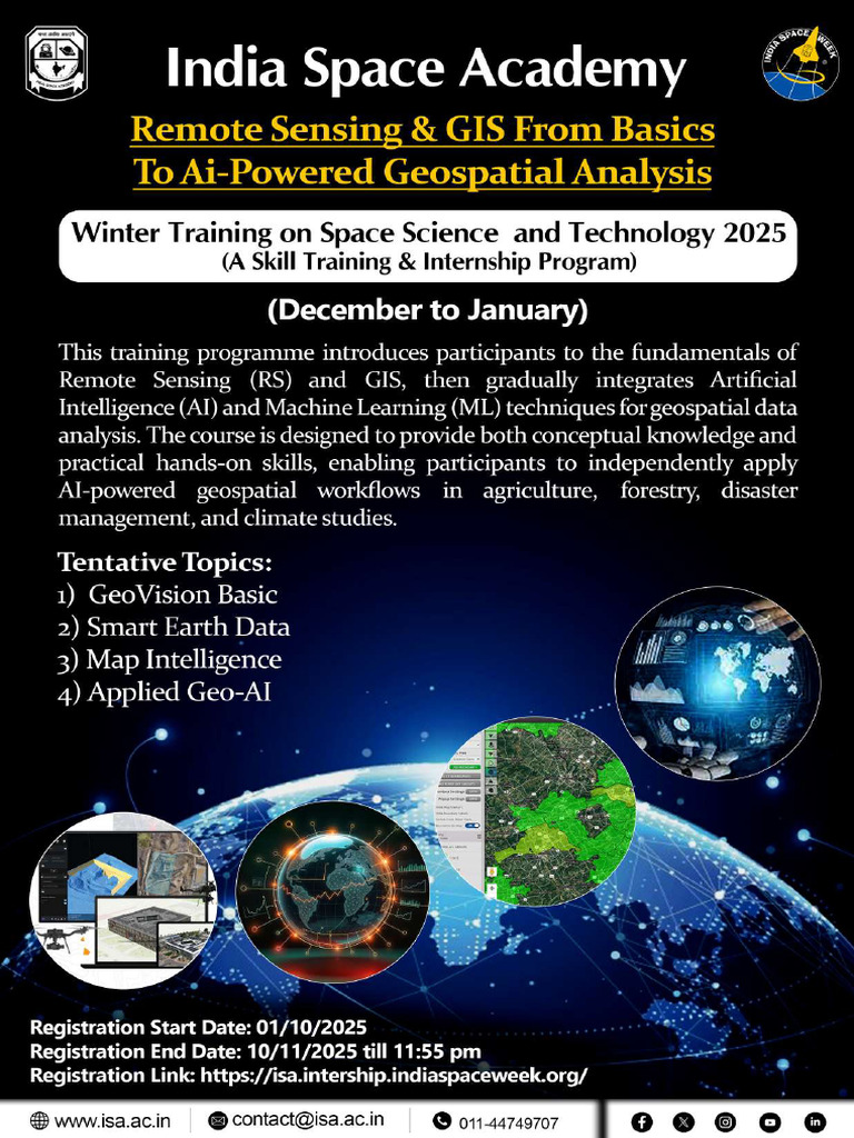 Winter Training On Space Science and Technology 2025 - All Flyer | PDF