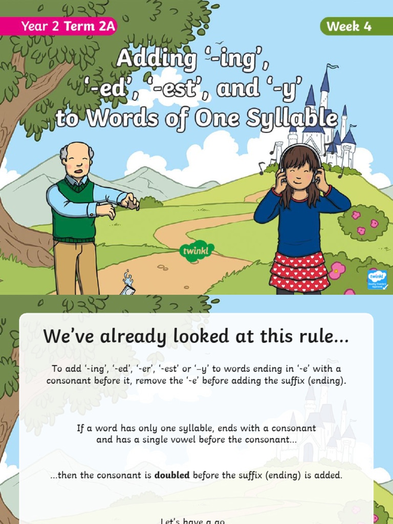 Year 2 Term 2A Week 4 Presentation | PDF | Consonant | Syllable