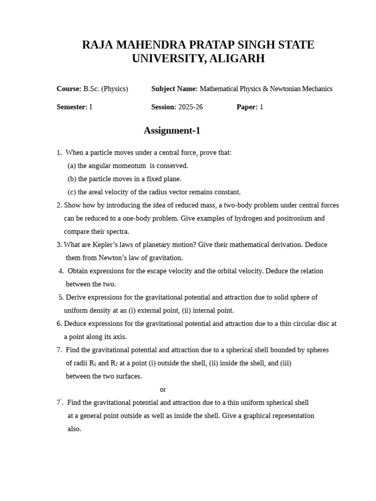 BSC Assignments | PDF