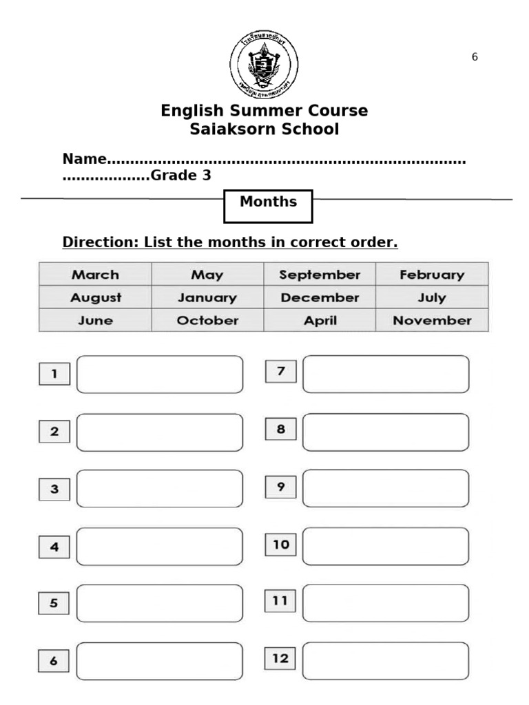 English Summer Course P 3 | PDF