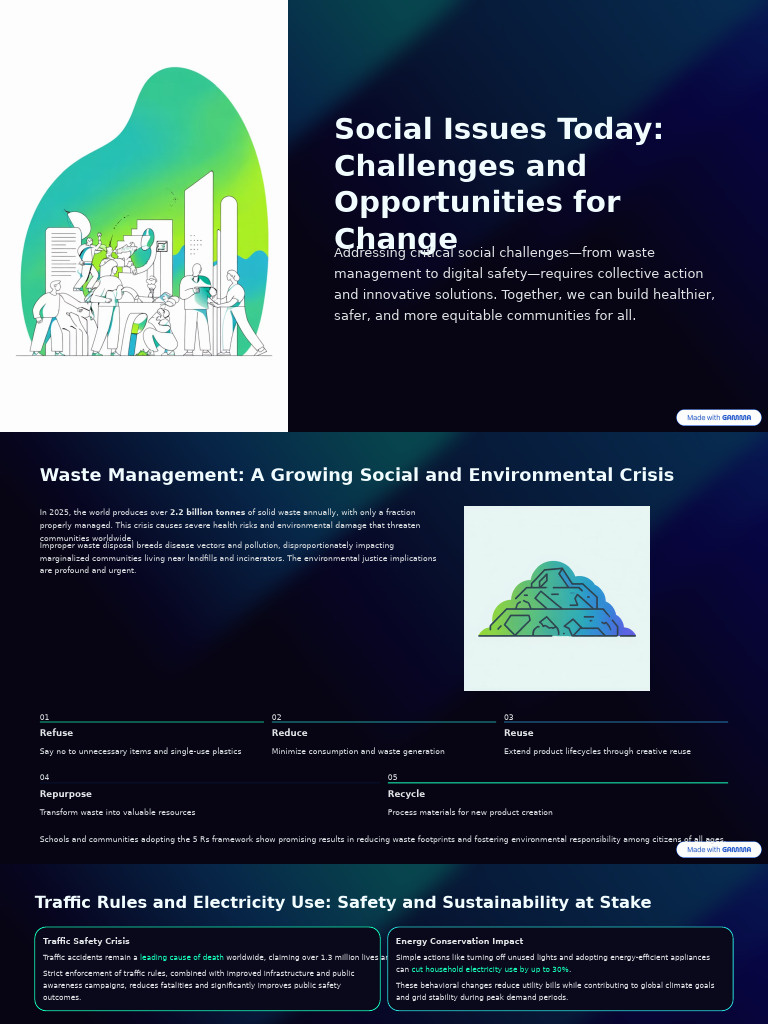Social Issues Today Challenges and Opportunities For Change | PDF ...