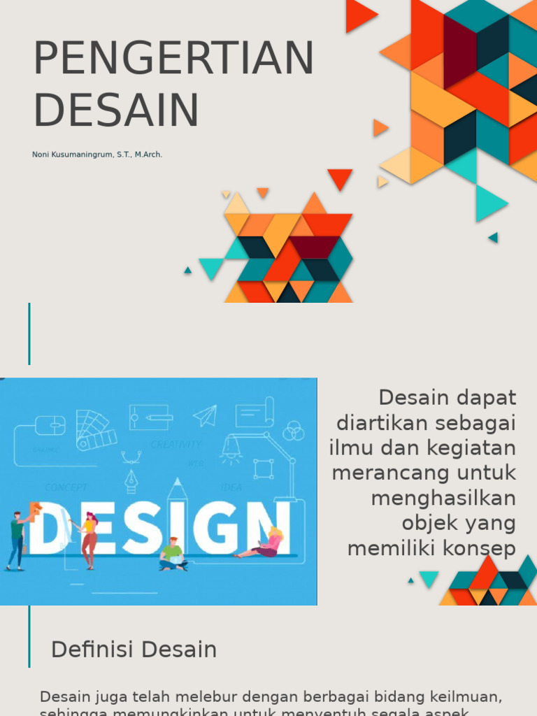 Pengertian Desain | PDF