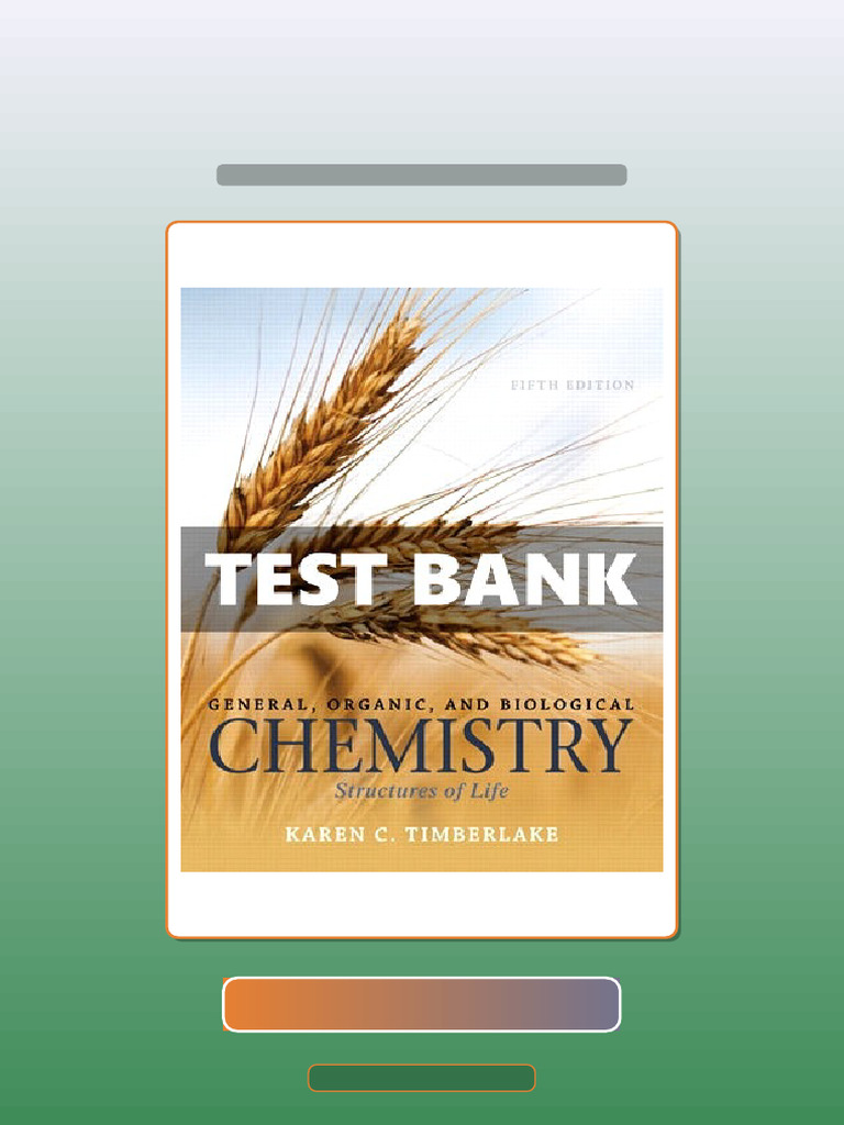 Ultimate Bundle General Organic and Biological Chemistry Structures of ...