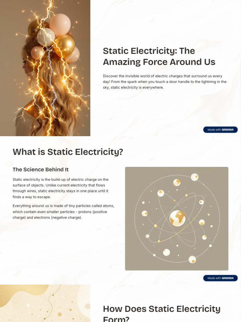 Understanding Static Electricity Basics | PDF | Electric Charge ...