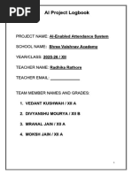 CBSE AI Project Logbook Xii | PDF | Artificial Intelligence ...