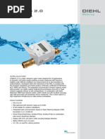 Diehl Hydrus Water Meter Specifications | PDF | Capacitor | Ultrasound