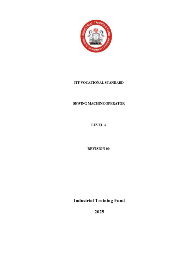 Sewing Machine Operator | PDF