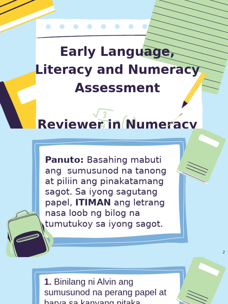 Ellna Numeracy | PDF