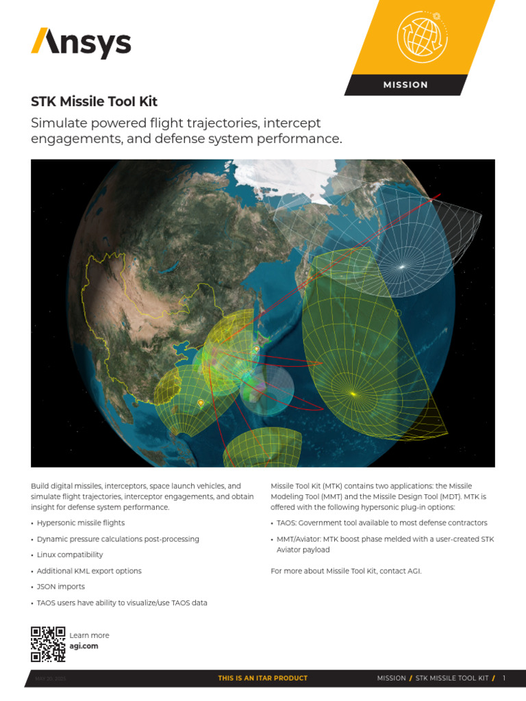 STK Missile Tool Kit Overview | PDF