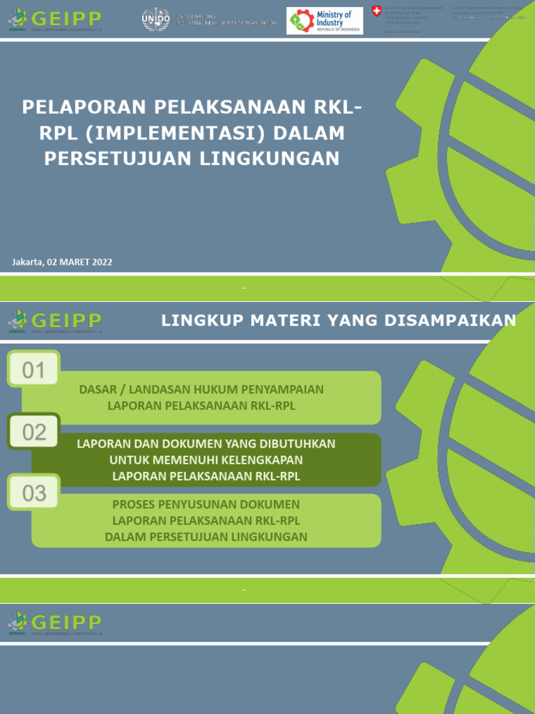 Laporan Pelaksanaan RKL-RPL Lingkungan | PDF