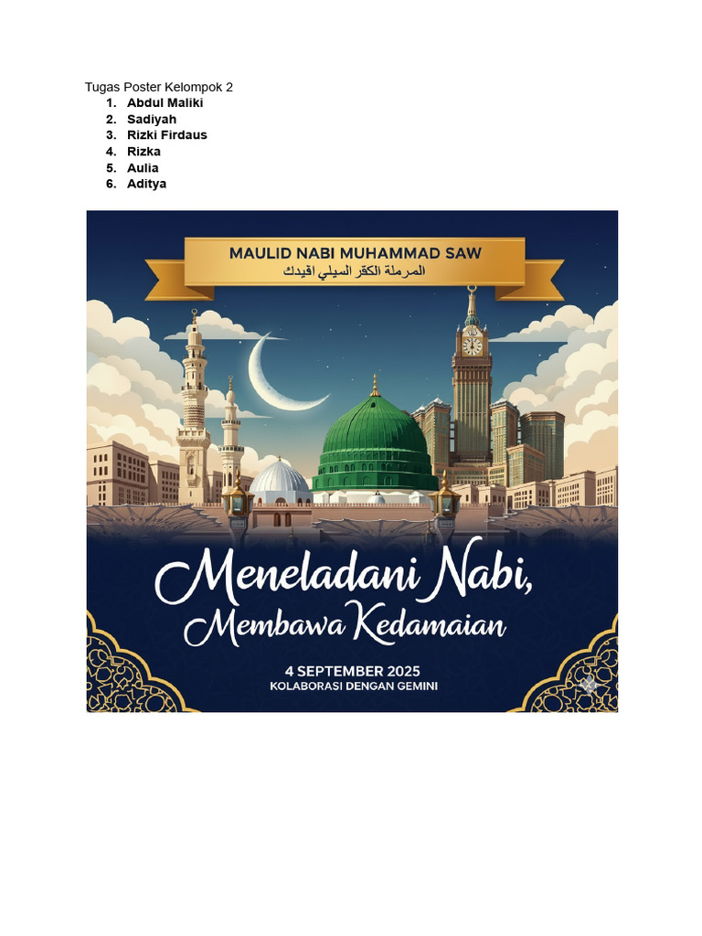Tgs Poster Kelompok 2 | PDF
