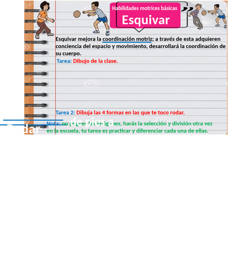 1°habilidades Motrices Esquivar RFM. 24 - 25 | PDF