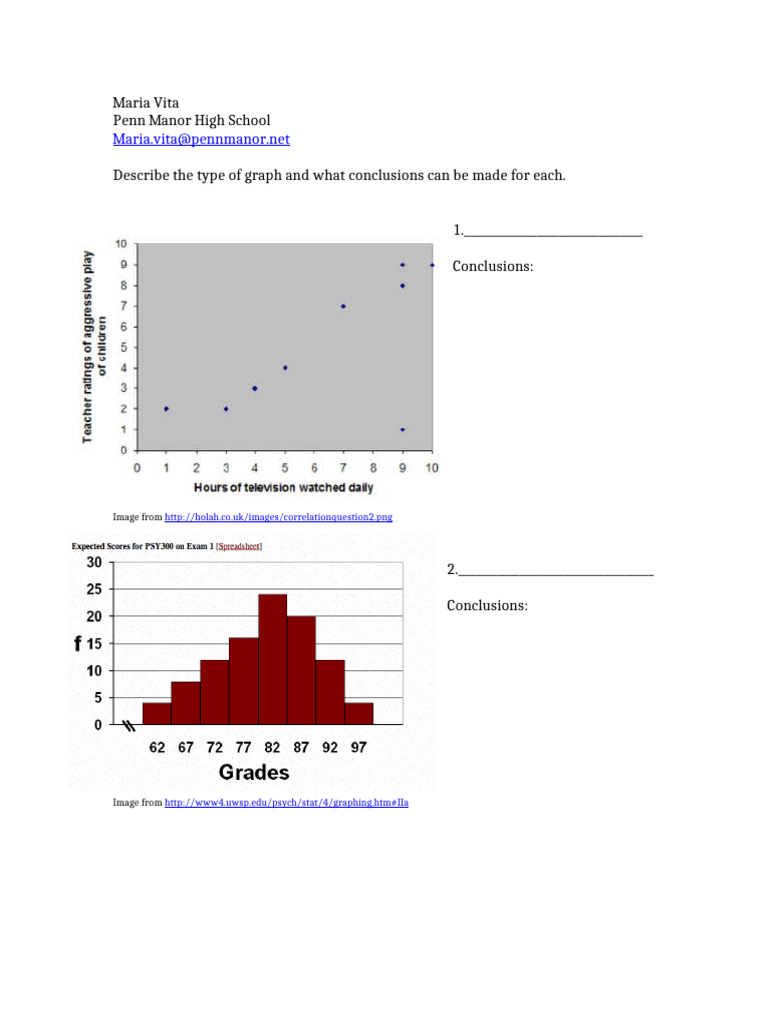 Interpret Graphs Psychology | PDF | Behavioural Sciences ...