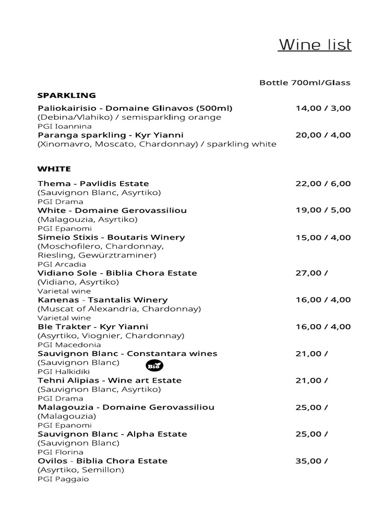 WineList en | PDF