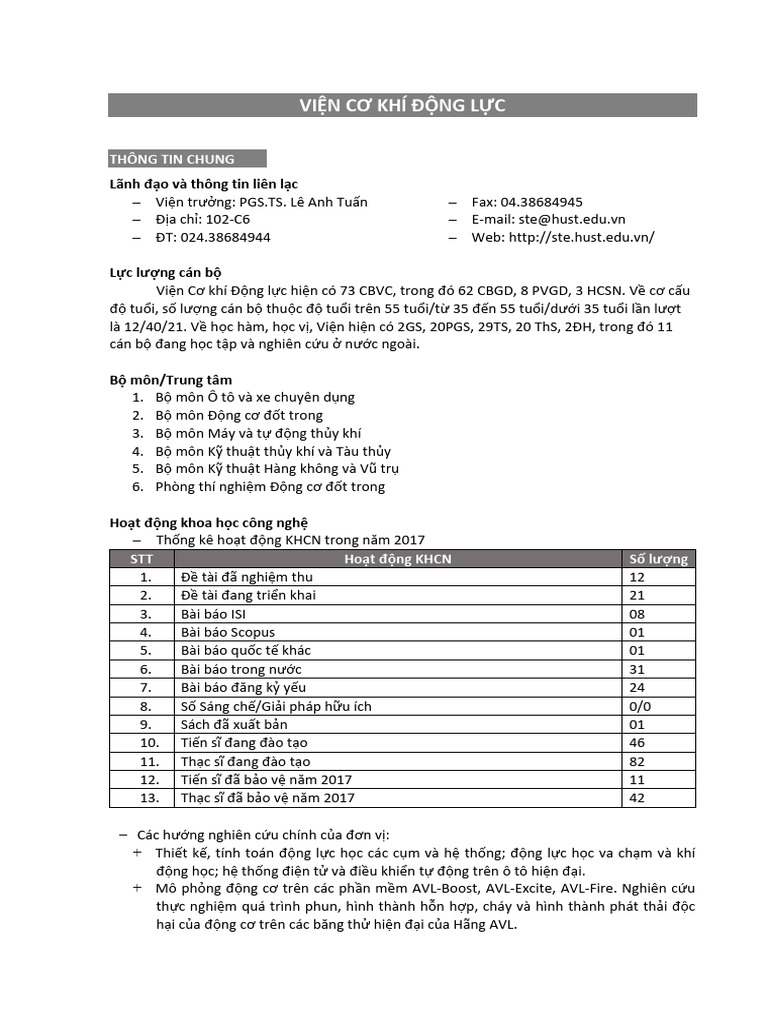 Tme 00 15 Report On Ste Research Mission and The List of Projects ...