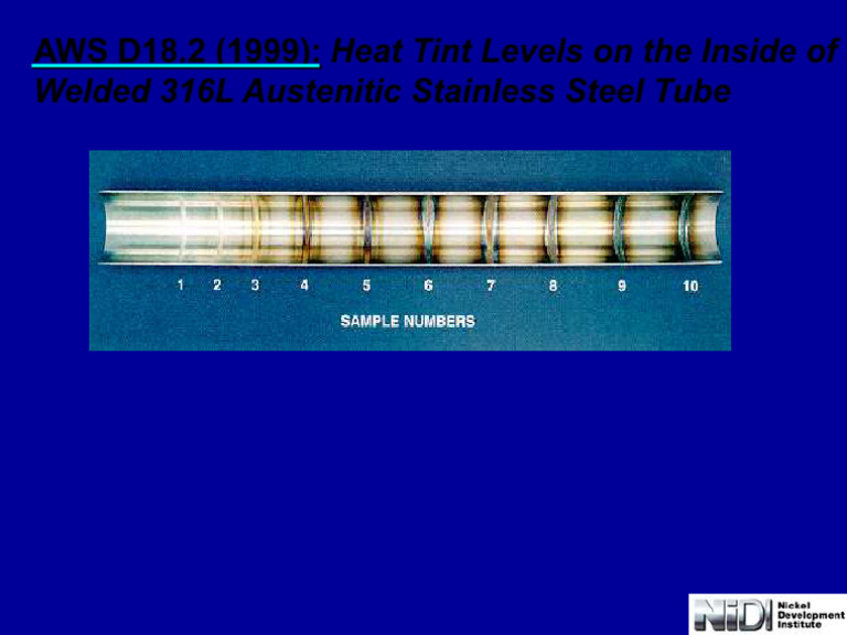 AWS D18.2 Heat Tint Levels Guide | PDF