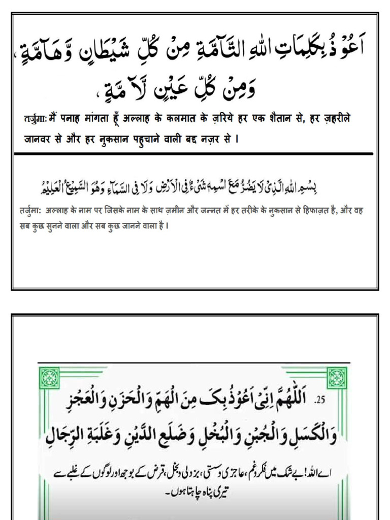 Important Duas | PDF