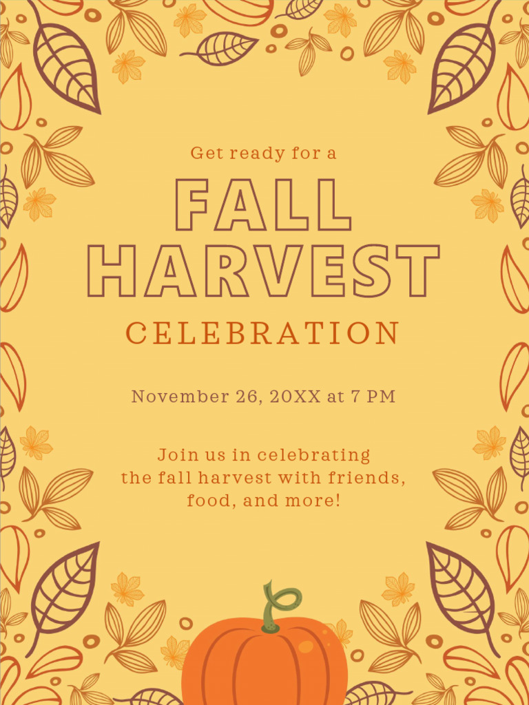 Fall Harvest Celebration Event 2023 | PDF