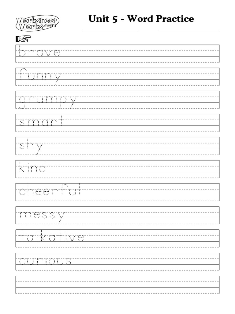 G1 Writing U5 Trace&Write | PDF