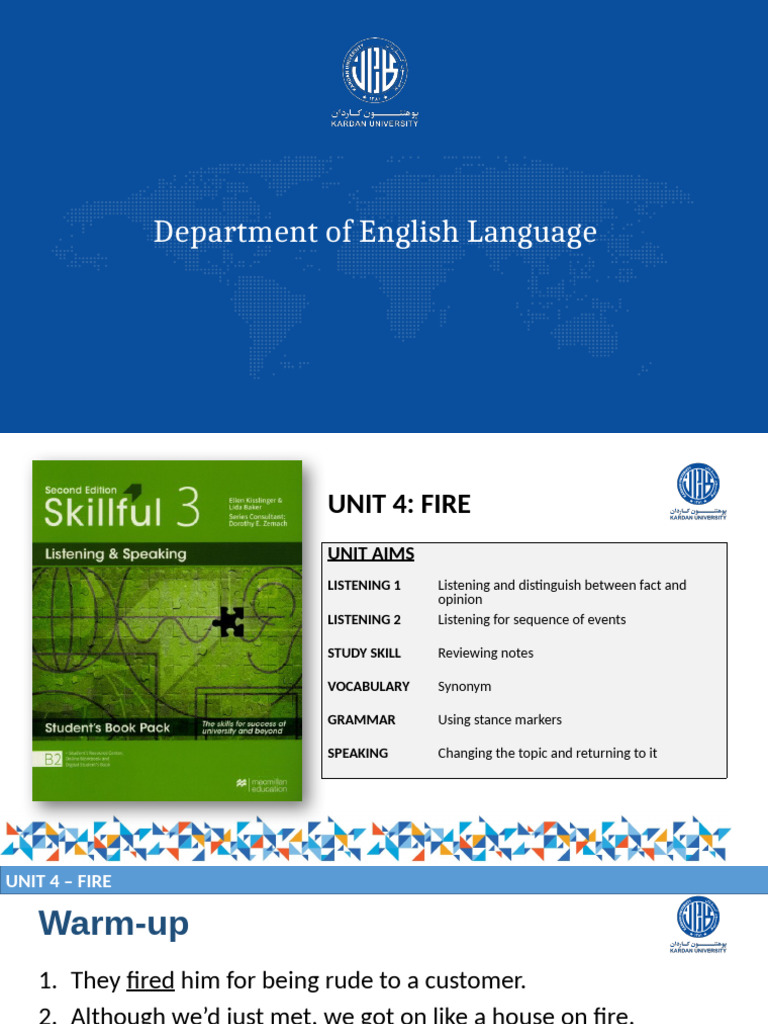Unit 4 - Skillful 3. (L & S) | PDF