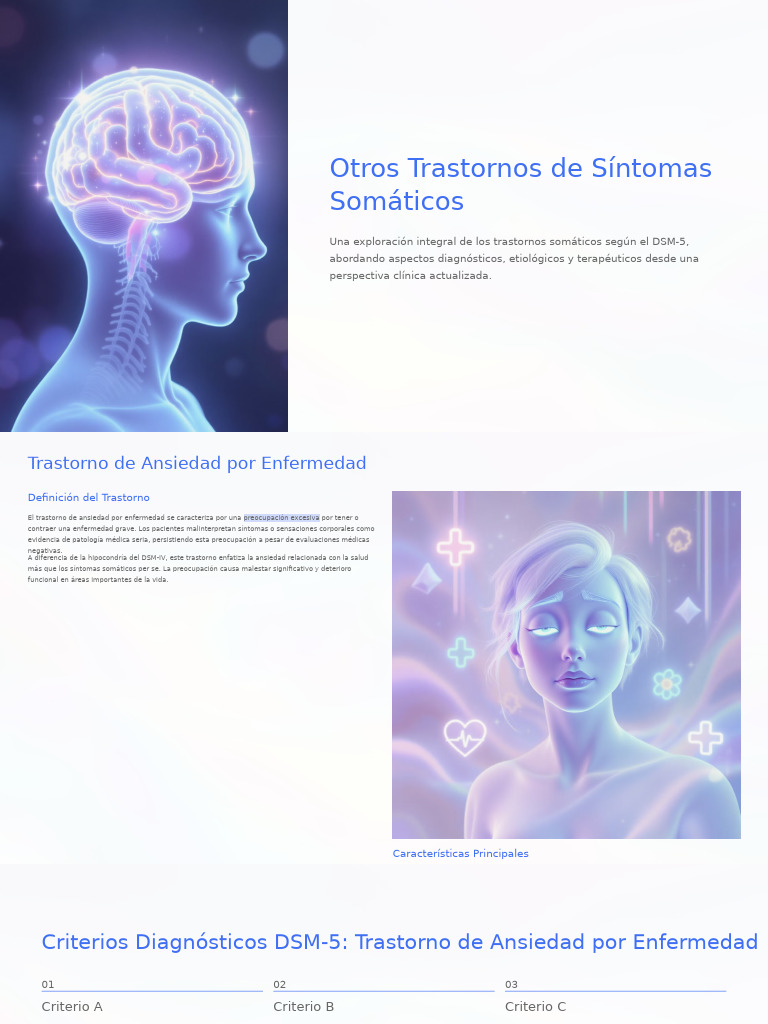 Otros Trastornos de Sintomas Somaticos | PDF | Ansiedad | Trastorno de ansiedad