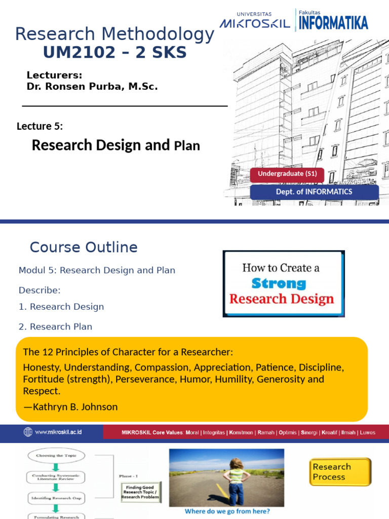 Lecture 5 - Research Design and Plan | PDF | Methodology | Dependent ...