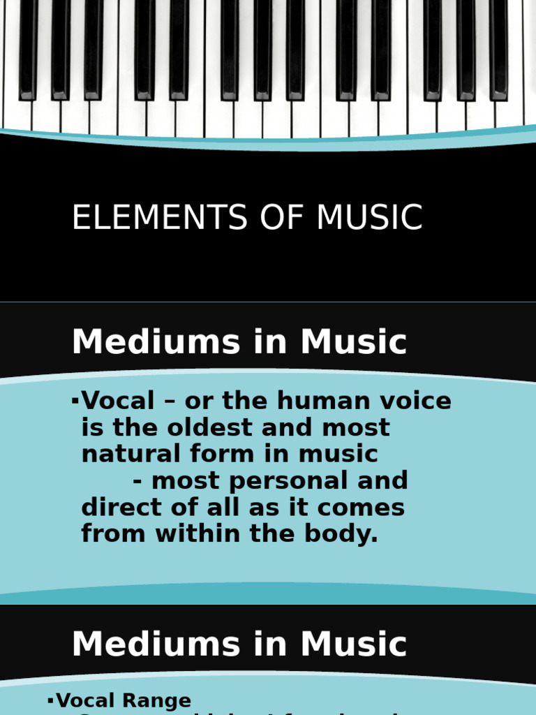 Elements of Music | PDF | Pitch (Music) | Sound