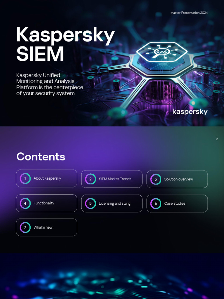 Kaspersky Unified Monitoring and Analysis Platform (SIEM) Master ...
