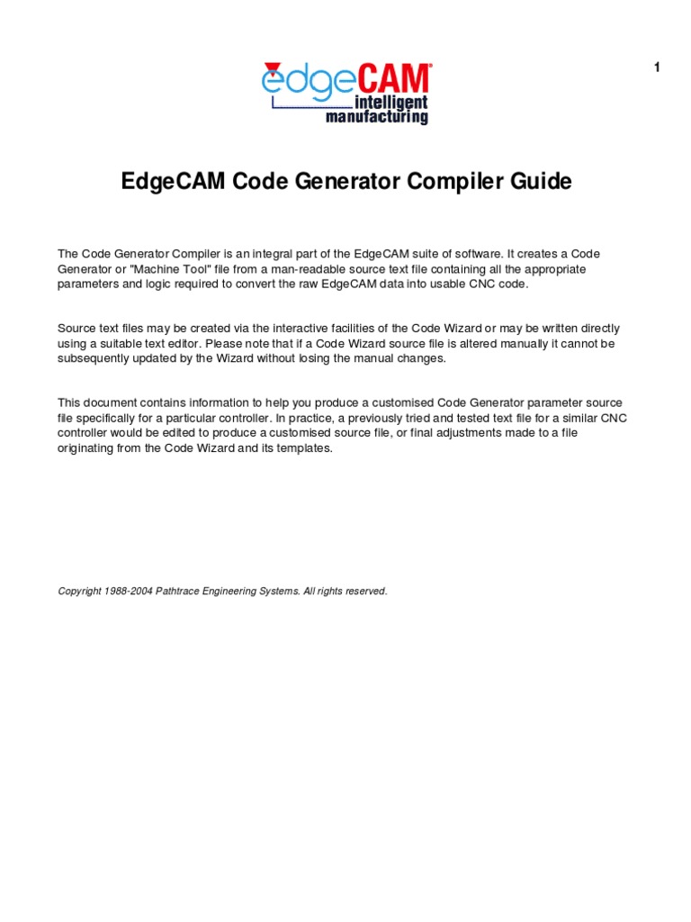 Code Generator | Download Free PDF | Source Code | Numerical Control
