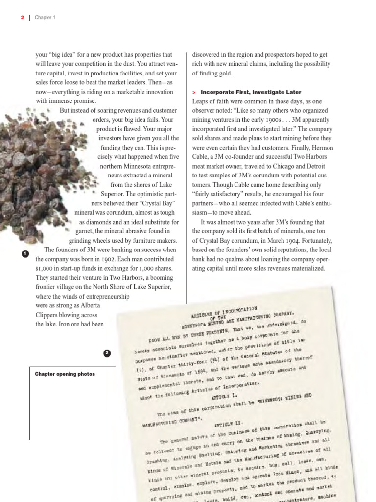 3M's Early Ventures in Corundum Mining | PDF | Minerals | Mining